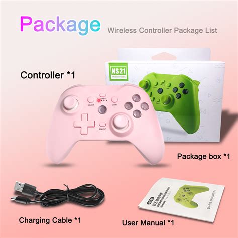 Infisu Wireless Nintendo Switch Controller For Switch Oled Lite With Programmable Multi Platform
