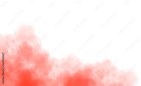 Red Light Color Explosion Png Illustration Used For Creativity And Designing Thick Watercolor