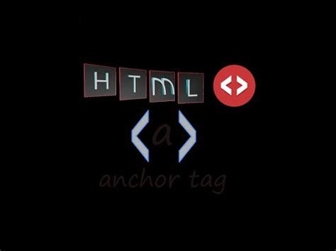 Using Anchor Tag Connecting The Webpages Html Basics YouTube