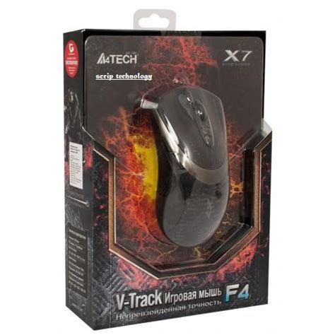 jual mouse gaming a4tech x7 f4 v track macro onboard memory original