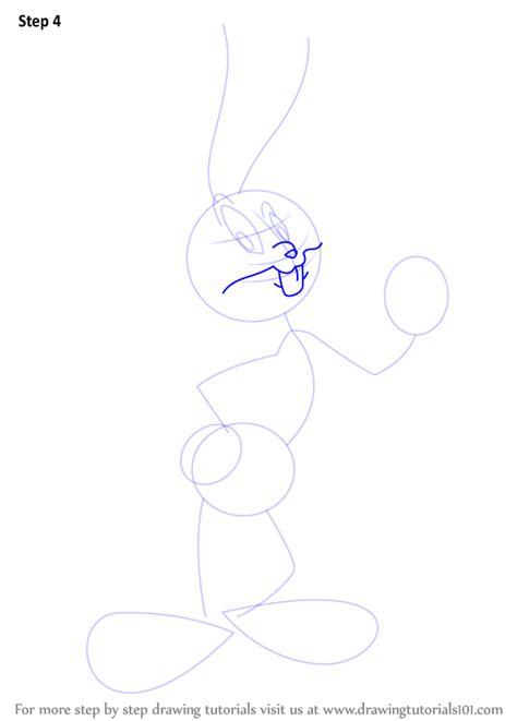 How To Draw Bugs Bunny Bugs Bunny Step By Step DrawingTutorials101 Com