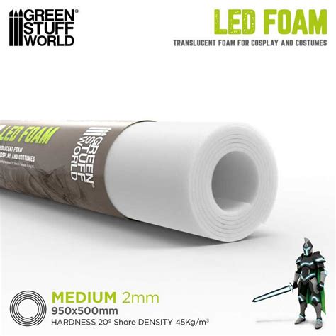 Led Foam 2mm Medium For Cosplay The Best Led Foam Gsw