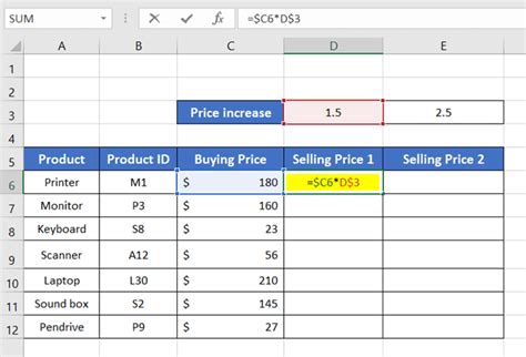 Ways To Copy A Formula In Excel With Changing Cell References