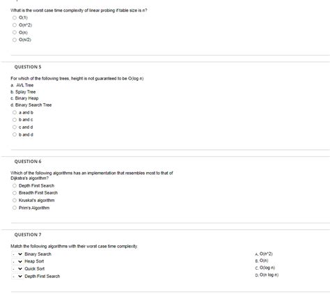 solved what is the vorst case time complexity of linear