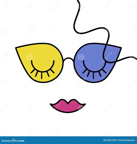 Woman Minimal Avatar Stock Vector Illustration Of Default 93521349