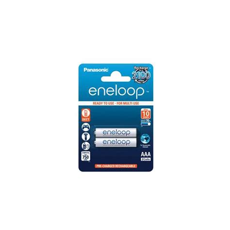 2x Aaa Panasonic Eneloop 750mah Rechargeable Ni Mh Battrey Ielectrony