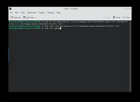 Installing KDiskMark in Ubuntu Lunar Lobster Development Branch Moisés Cardona