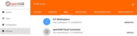 Distributing Bindings Through The IoT Marketplace Misc OpenHAB