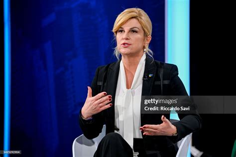 He Kolinda Grabar Kitarović Former President Of Croatia Speaks On