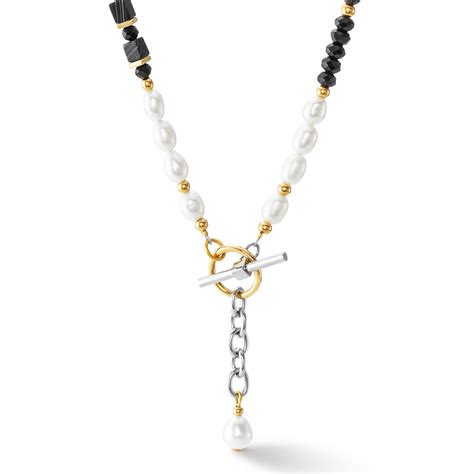 Necklaces with stones, crystals and pearls | COEUR DE LION – COEUR DE ...