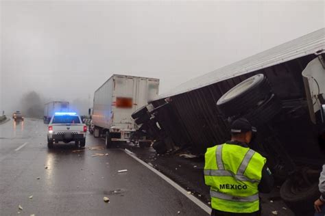 Reportan cierre parcial por accidente en autopista Puebla Córdoba xeu