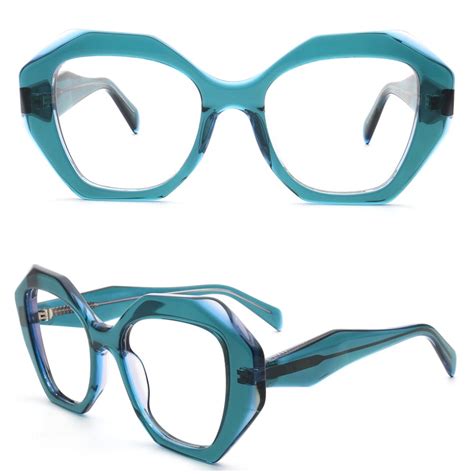 Yoyo Funky Womens Glasses Frames Square Trendy Geometric Female Ey