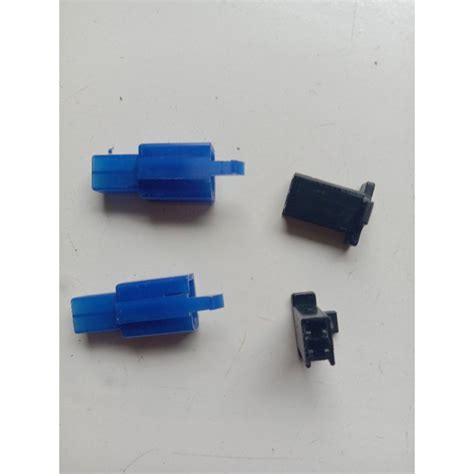 Jual Socket 2 Pin Sepasang Socket Motor Dan Mubil 2 Pin Shopee Indonesia