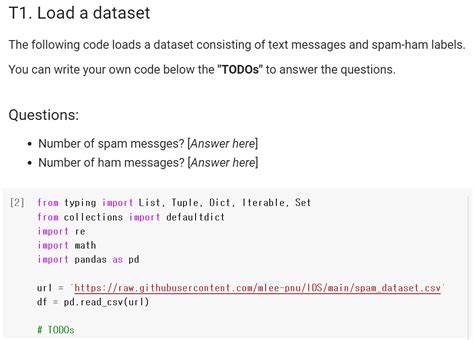 Solved T Load A Dataset The Following Code Loads A Dataset Chegg