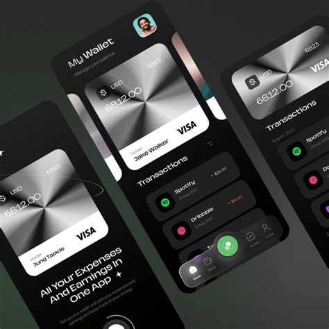 Wallet App UI App Interface Design Mobile App Design App Ui