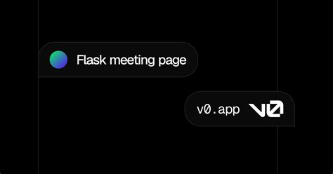Flask Meeting Page V0 By Vercel