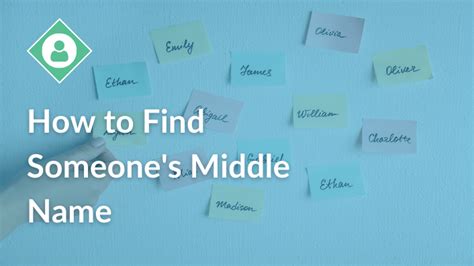 How To Find Someones Middle Name