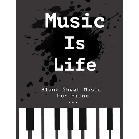 Blank Bass Clef Music Staff
