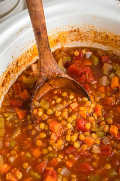 Slow Cooker Lentil Soup The Magical Slow Cooker