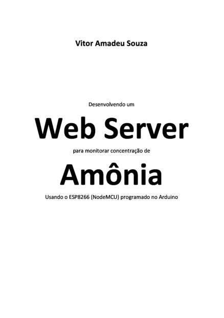 Desenvolvendo Um Web Server Para Monitorar Concentração De Amônia
