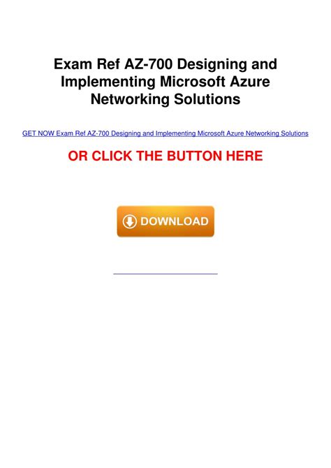 Ppt Pdf Exam Ref Az 700 Designing And Implementing Microsoft Azure
