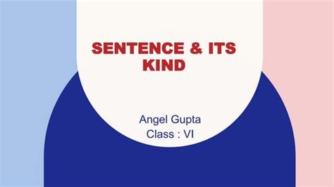 Sentence Ppt