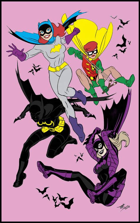 Batgirls By Tim Levins Colored By Danaverse On Deviantart