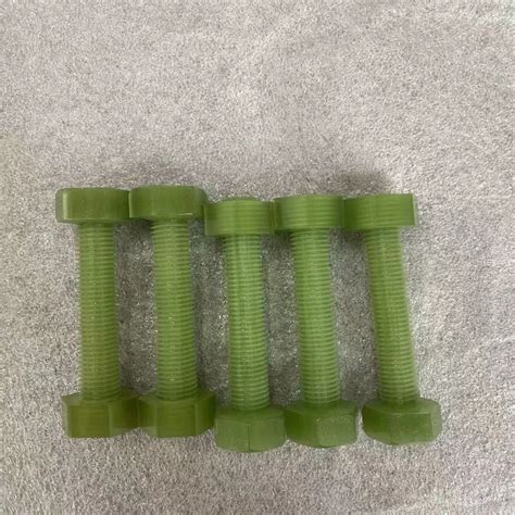 내식성 Frp 에폭시 섬유유리 플라스틱 실을 Threaded 막대 나사 놀이쇠 및 견과 Buy 볼트 및 너트 Frp 에폭시
