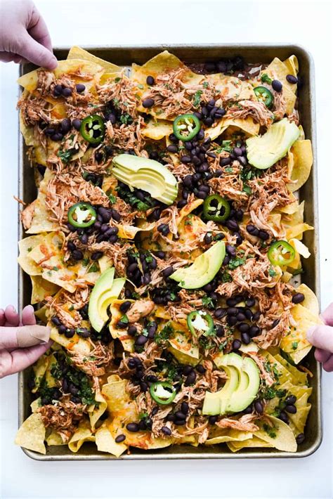 Shredded Chicken Nachos Joyous Apron