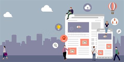 Internet Browser Online Network Global Communication Flat Banner