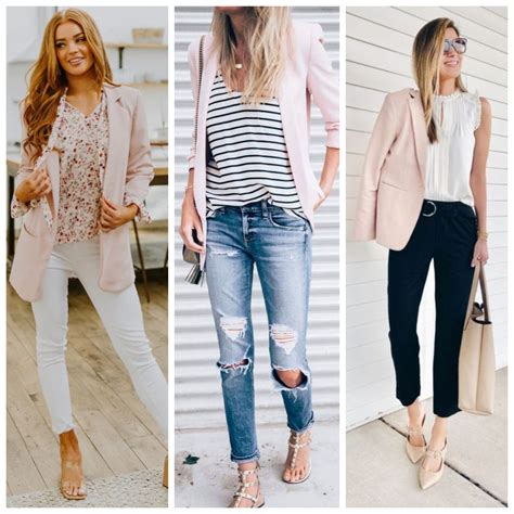 Outfits Con Blazer Rosa Claro 2025 Como Combinar Muy Trendy