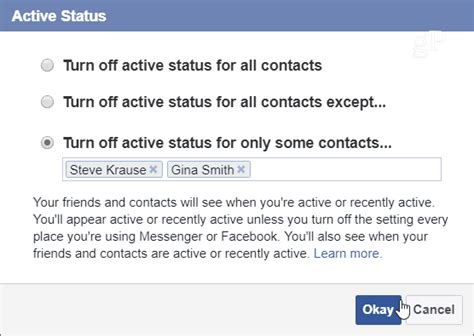 How To Appear Offline To Specific People On Facebook