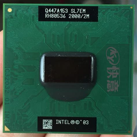 Original Intel Pentium M 755 Notebook Processor Laptop Cpu Pentium