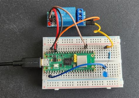 Iot Controlled Relay Using Raspberry Pi Pico W Wifi