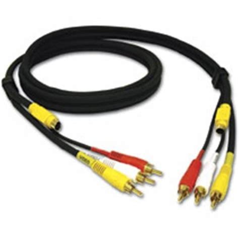 C2g Cables To Go 29156 50ft Value Series 4 In 1 Rca S Video Cable 29156