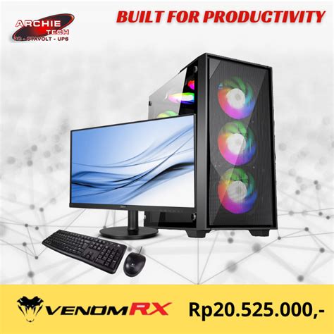 Jual PC Set Lengkap AMD Ryzen 5 7600X RTX 3050 32GB DDR5 500GB NVME Kota Denpasar