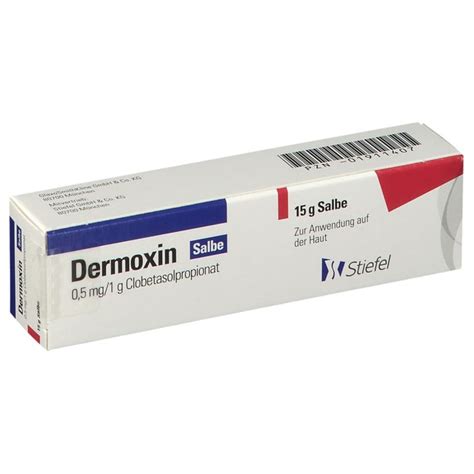 Dermoxin Salbe 05 Mg1 G 15 G Mit Dem E Rezept Kaufen Shop Apotheke