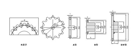 產品介紹 小型輸送鏈輪 雙節距鏈輪 Double pitch Sprockets