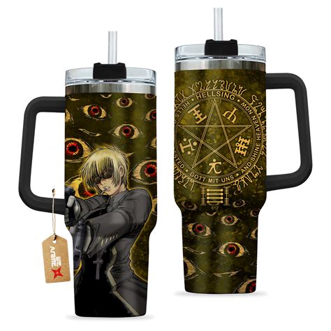 Heinkel Wolfe Hellsing Anime Custom Stanley Quencher 40oz Stainless