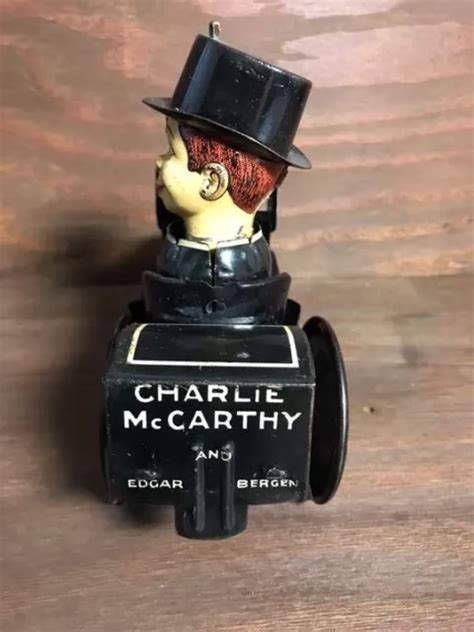 Rare 1930s Antique Charlie Mccarthy Tin Toy Hot Rod Marx £121526