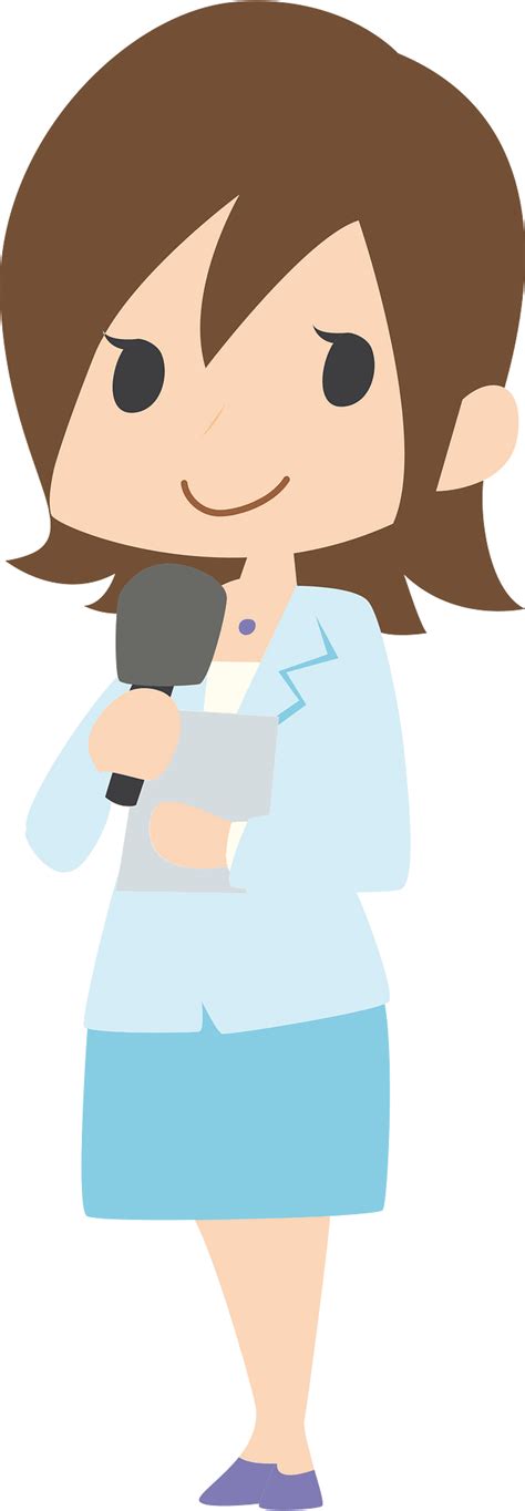 Animated Announcer Clipart