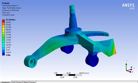 PROJETOS MECÂNICOS ANSYS MODAL LOAD ANALYSIS