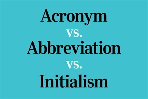 Acronym Vs Abbreviation Vs Initialism အတိုကောက်စာကားလုံးတွေအကြား ကွာခ