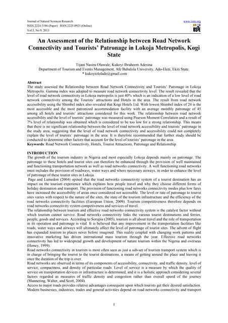 Road Network Presentation Pptx