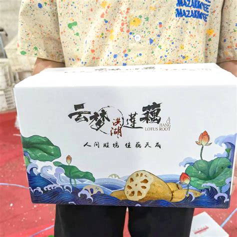 阿赐酱洪湖粉藕新鲜产地直发湖北洪湖云梦莲藕礼盒装2 3节虎窝淘
