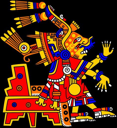Xochiquetzal Aztec Goddess Of Beauty Sex Love Flowers Art Etsy