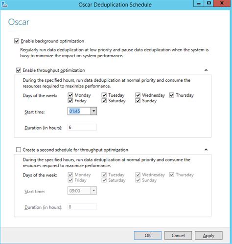 Storage Windows Storage Deduplication
