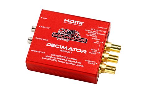 Decimator 2 Sdi To Composite And Hdmi Down Converter 3g Hd Sd Trew