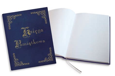 ksiĘga pamiĄtkowa zŁocona granatowa b4 13893160994 allegro pl