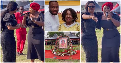 Kaywa Buries Mum Nana Ama McBrown Gives Free Show As She Flaunts